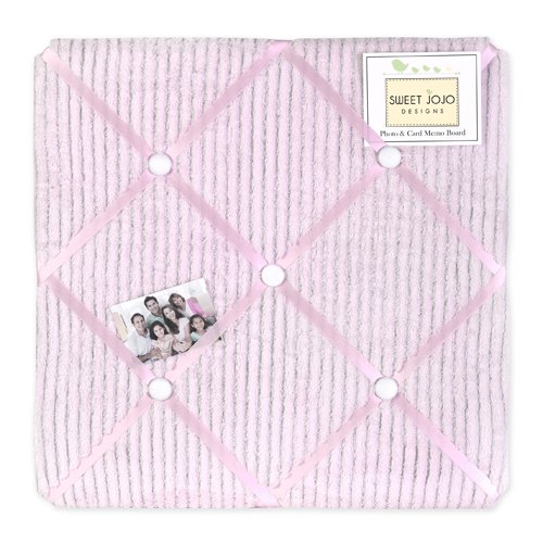 Amazon.com: Pink Chenille and Satin Girls Fabric Memory/Memo Photo ...