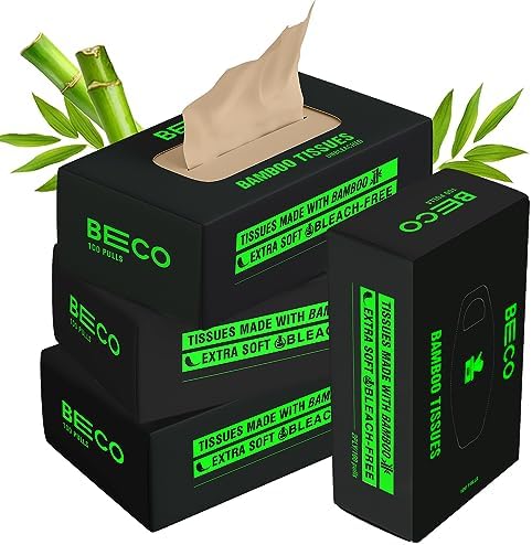 Buy Beco Bamboo Super Soft 2-Ply Tissue Box 200 Pulls Each, 100% ...