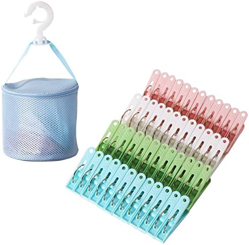 Bonilife Clothes Pegs, 48 Packs Clothes Pegs for Washing Line, Strong ...