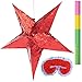 Amazon.com: 3 Pcs Foil Star Pinata with a Blindfold and Bat Foldable ...