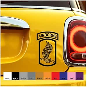 Amazon.com: 173rd Airborne Brigade Combat Team (ABCT) Vinyl Decal (Black, 4 inches Tall ...