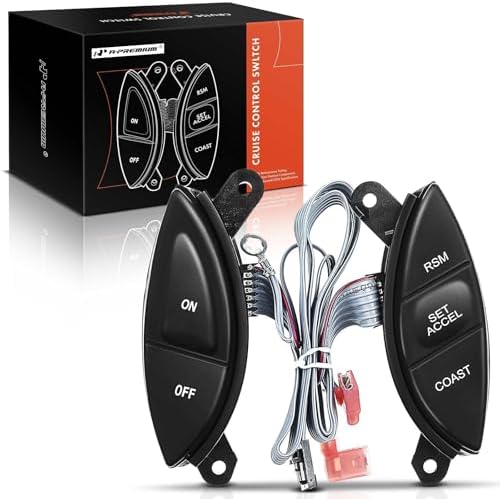 Steering Wheel Mounted Cruise Control Switch Button Kit Replacement for ...