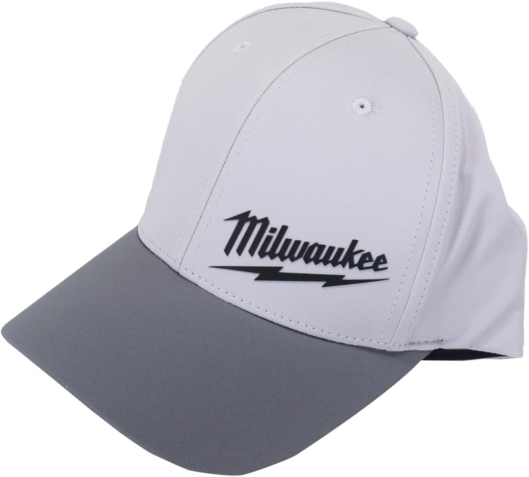 Amazon.com: Milwaukee Electric - WORKSKIN Fitted Hats - Gray LXL ...