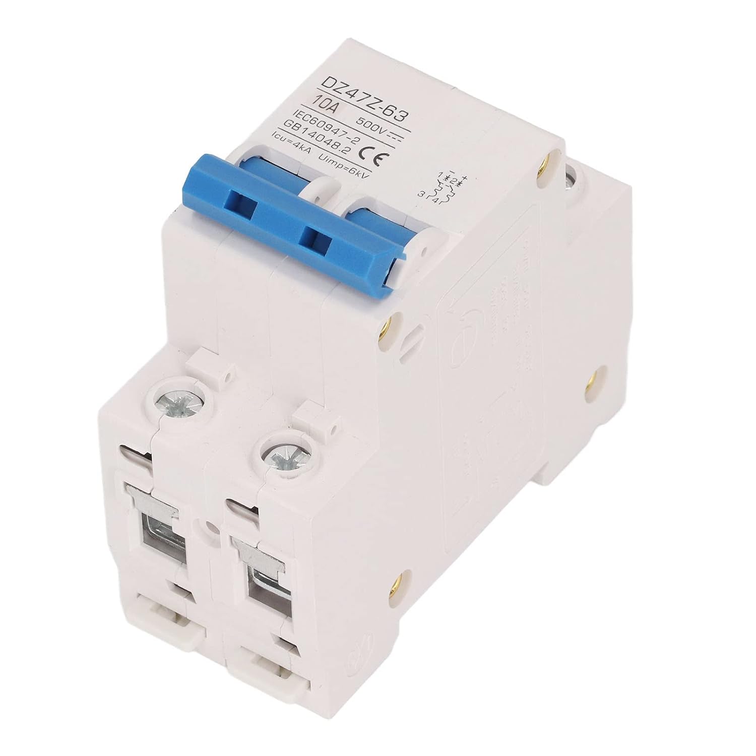 2P Mini DC Circuit Breaker, Modular Structure Small Circuit Breaker DIN ...
