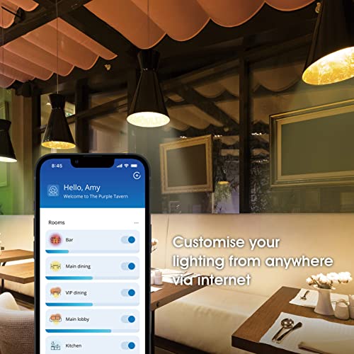 Kosnic Smart A60 LED Lamp with Wi-Fi, BLE, 8W, 806 Lumens, B22 Caps ...