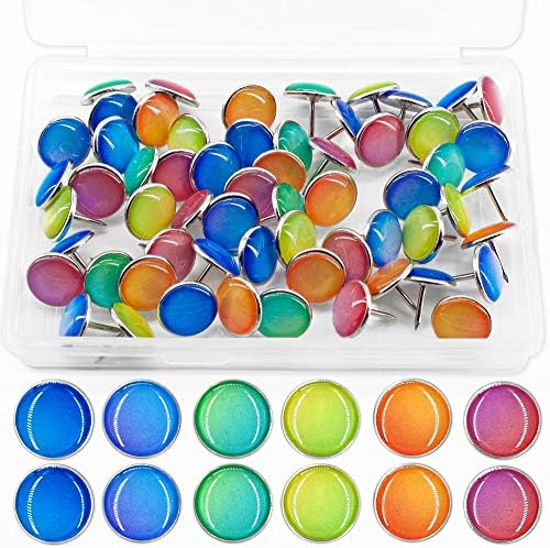 Amazon.com : Creative Fashion Steel Push Pin for Photos Wall, Maps ...