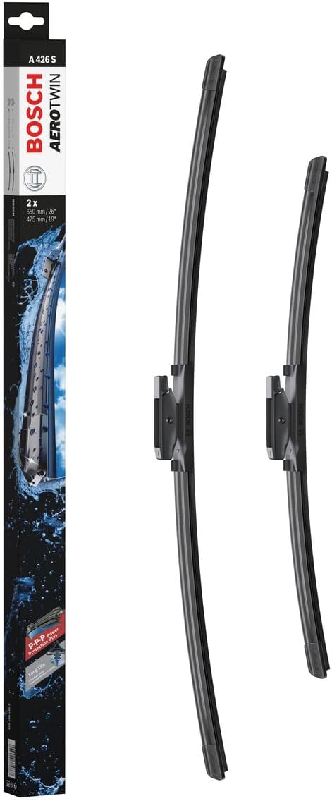 Amazon.fr : Bosch Balais d'Essuie–Glace Plats Aerotwin A426S, Longueur: 650mm/475mm – 1 Paire de ...