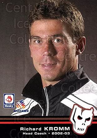 Amazon.com: (CI) Richard Kromm Hockey Card 2002-03 Calgary Hitmen 17 ...