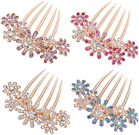 Amazon.com : inSowni 6 Pack Luxury Sparkly Glitter Flower Leaf ...