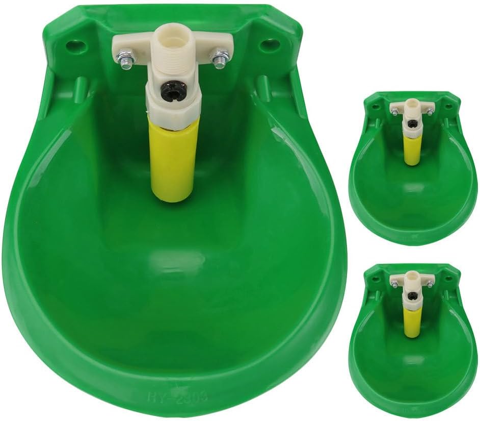 BESTonZON 3pcs Sheep Water Bowl: Automatic Livestock Waterer - Plastic ...