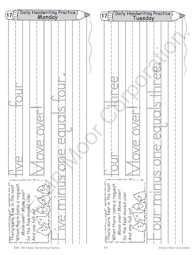 Snapklik.com : Evan-Moor Daily Handwriting Practice Traditional ...