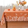 Amazon.com: Siilues Fall Tablecloth 60 x 84 Inch, Fall Decorations ...