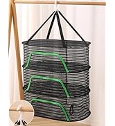 Amazon.com: Bakidn Herb Drying Rack 4 Layer Hanging Mesh Net for Plants ...
