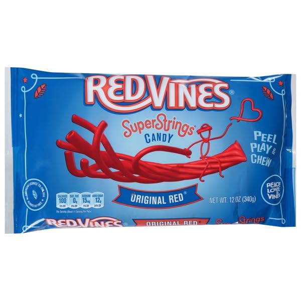 Amazon.com : American Licorice Co., Original Red Vines Candy Super ...