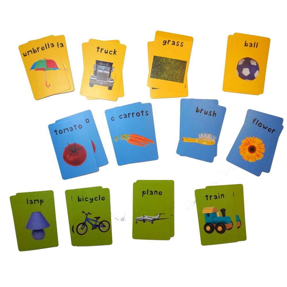 Snapklik.com : First 100 Words Matching, Kids Early Learning Card Game ...