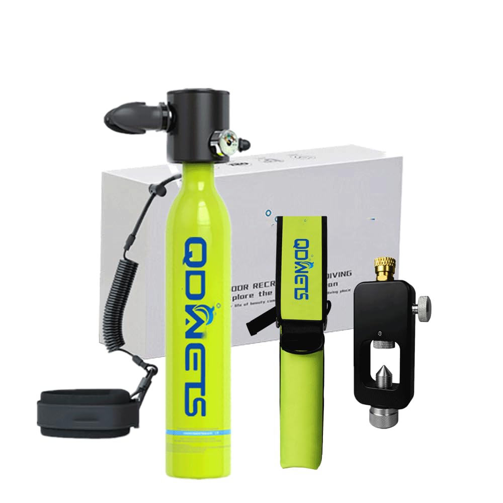 Amazon.com : QDWETS S3000 0.5L Mini Scuba Dive Tank, Marked Reusable ...