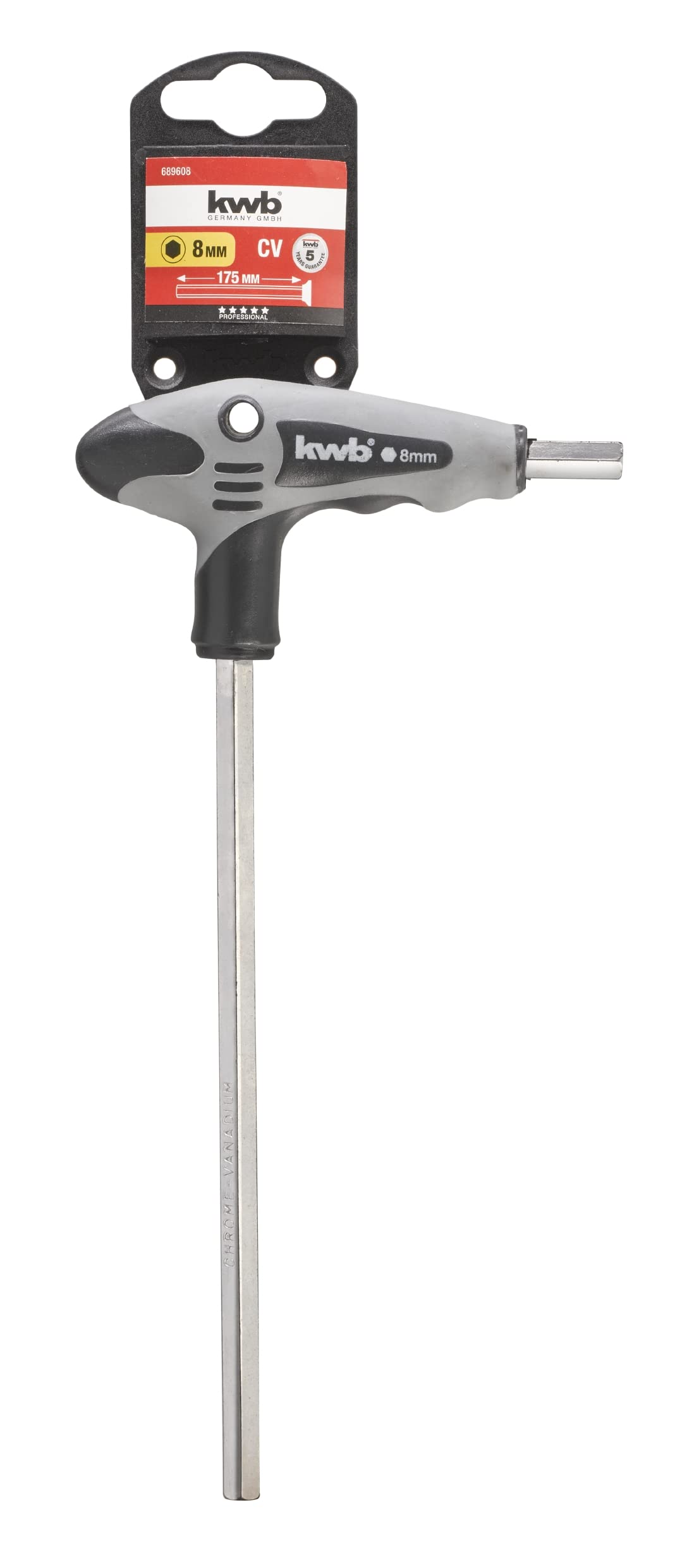 kwb 8mm T-Handle Hex Key Screwdriver for Optimal Torque Transfer – BigaMart