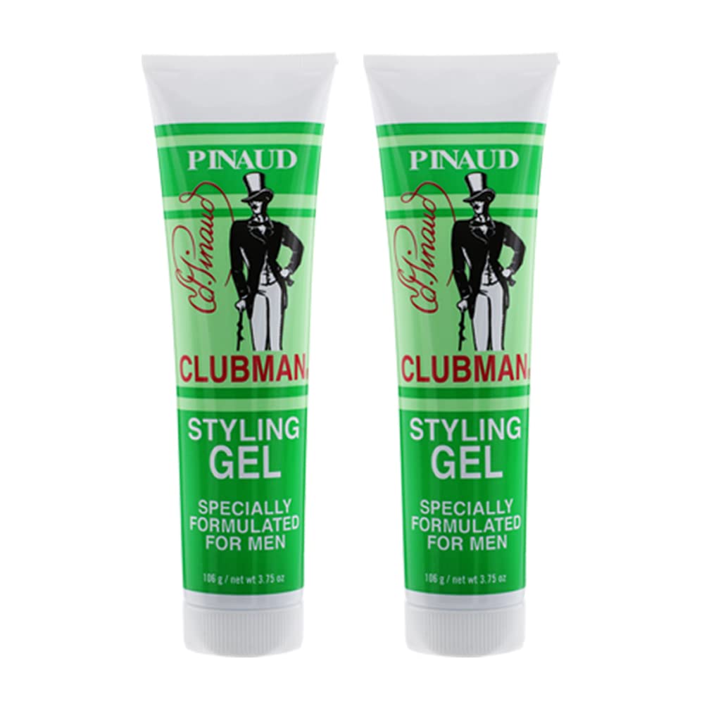Amazon.com: Clubman Styling Gel Tube 3.75 Ounce For Men (111ml) (2 Pack ...