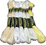 ・ブランド:ノーブランド品・製造元:手毬猫の店・製造元/メーカー部品番号:sisyuuito・中国製の25番刺繍糸です。素材：綿ポリエステル　8ｍ、6本撚り。海外製のためロットにより色が大きく違うことがあります。互換品のため正確な色をご希望...