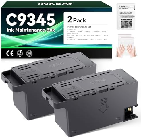 Amazon.com: INK+ C9345 Maintenance Box Remanufactured for ET-8550 ET ...