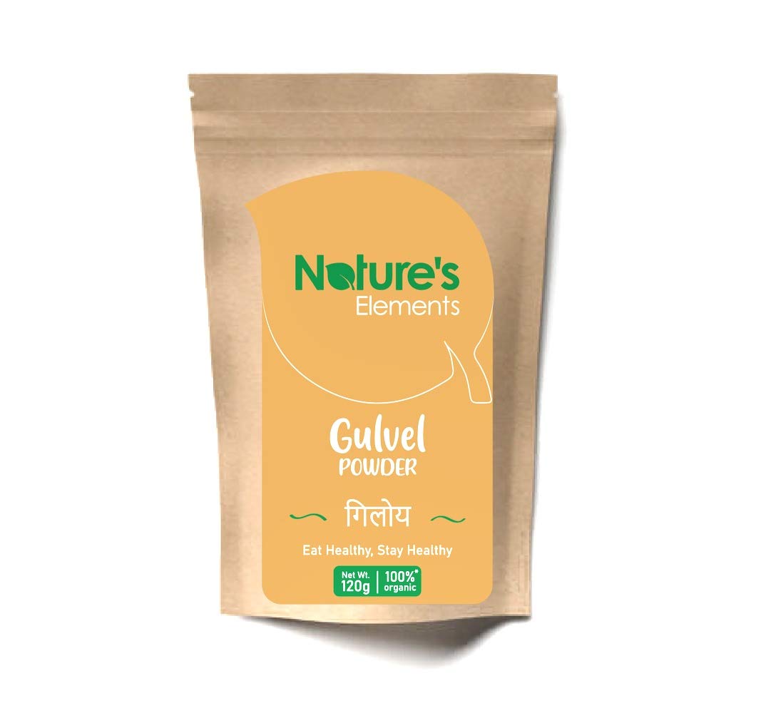 Nature's Elements Gulvel/Giloy Powder - 80 Grams (Guduchi Powder ...