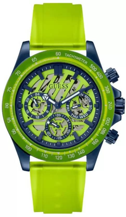GUESS Analog Green Dial Men's Watch-GW0578G1 : Amazon.in: Fashion