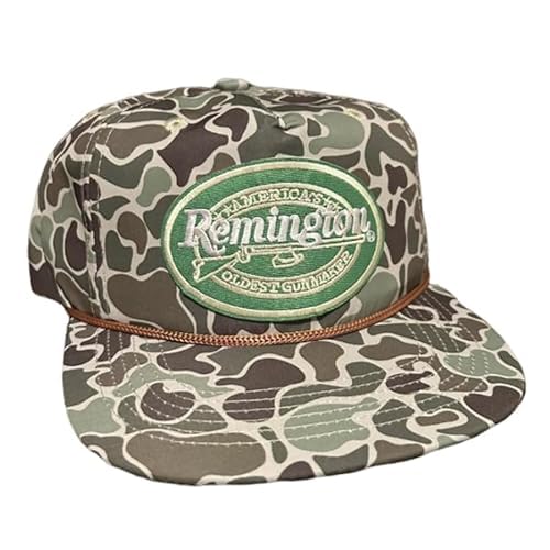 Amazon.com: Hunting Patch Retro Camo Rope Brim Snapback Hat. : Clothing ...