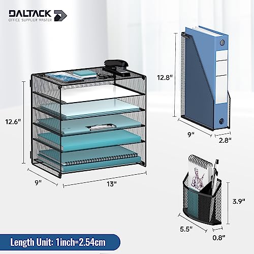 Snapklik.com : DALTACK 6-Tier Paper Letter Tray Desk Organizer
