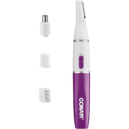 Amazon.com: Conair All-In-1 Facial Hair Removal for Women, Cordless ...