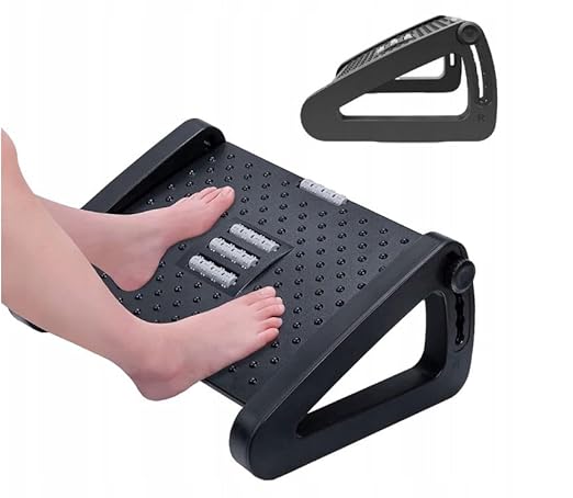 Sisliya Foot Rest 6 Levels Height Adjustable Ergonomic Under Desk ...
