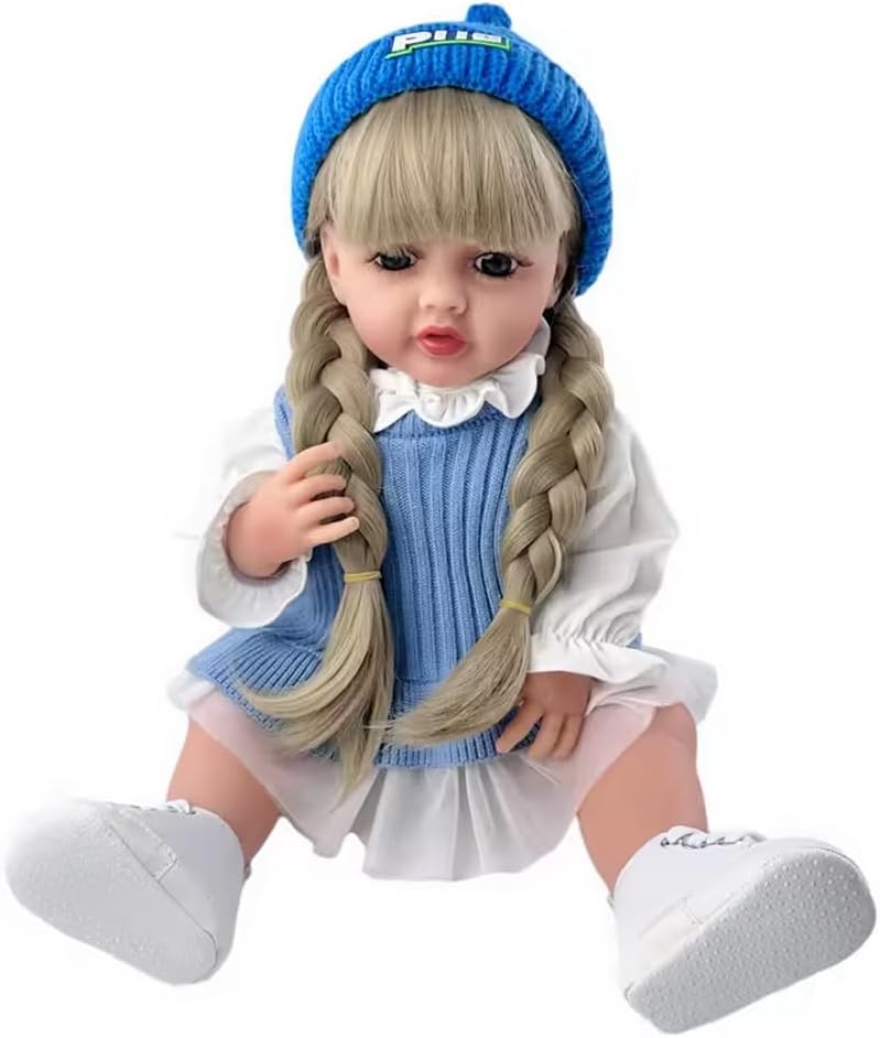 MNMJ Lifelike Reborn Baby Dolls - 22-inch Soft Body Realistic Newborn ...