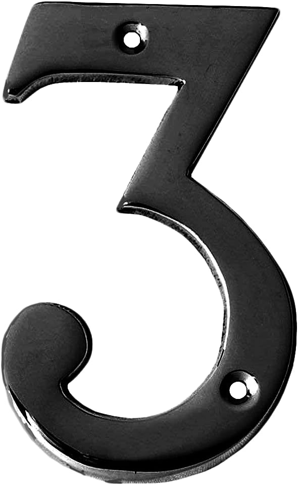 Amazon.com: Cobata 4 inch Cast Iron Mailbox Numbers - Screw In & Hammer ...