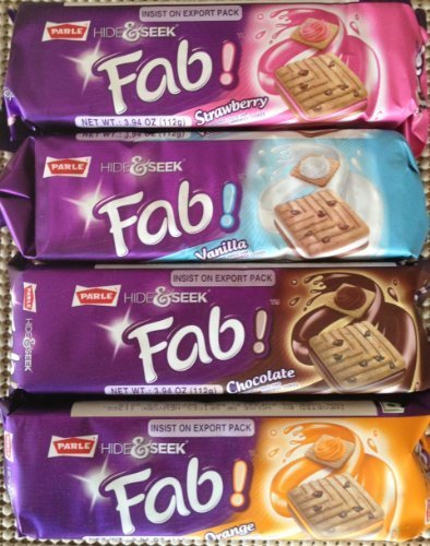 Amazon.com: Variety Pack: Parle Hide & Seek Fab! Choco Chip Sandwich ...