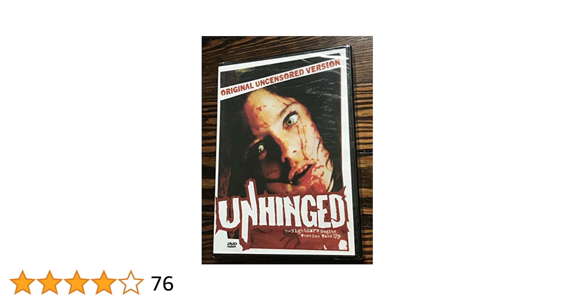 Unhinged 1982 Horror Movie