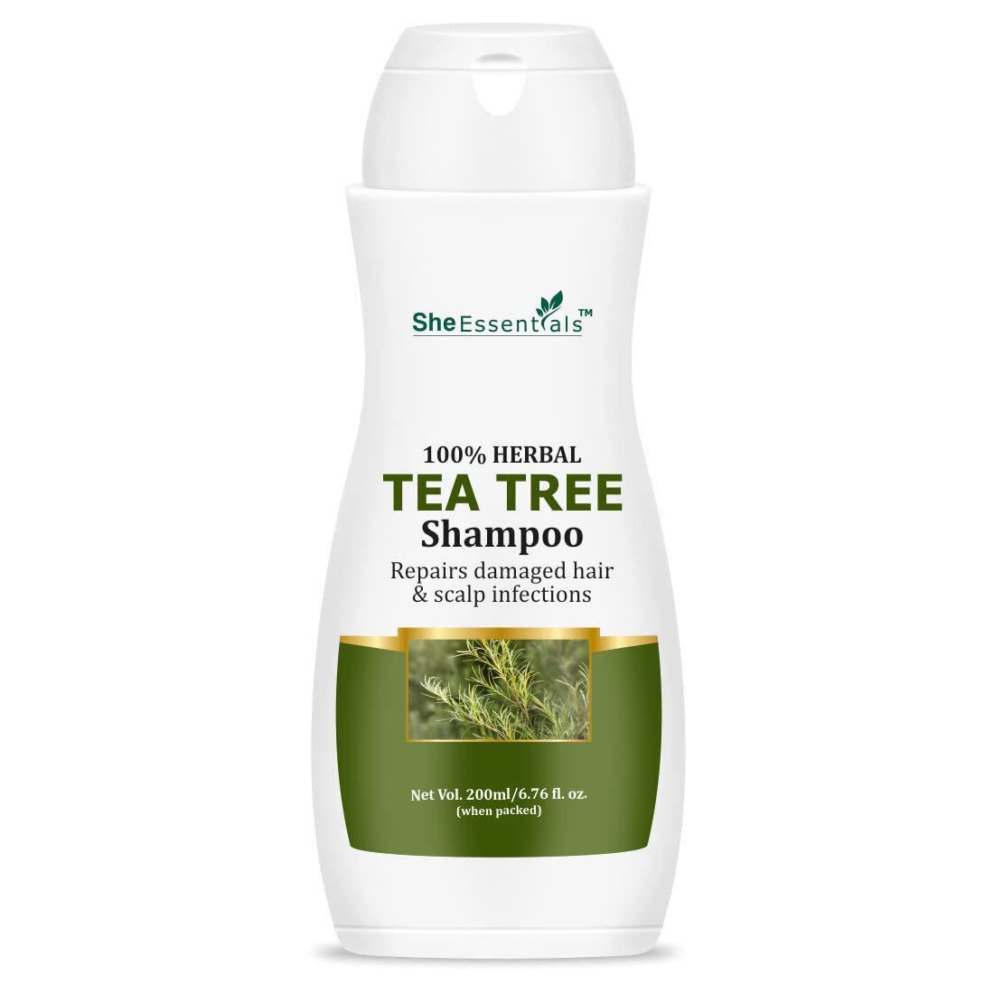 Buy She Essentials Tea Tree Hair Shampoo, Oil for Stronger Hair | No ...
