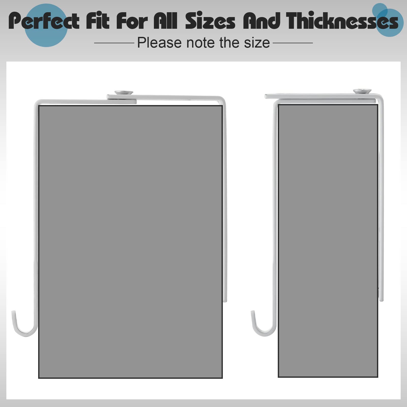 Snapklik.com : Amylove 12 Pcs Adjustable Cubicle Hangers Universal ...