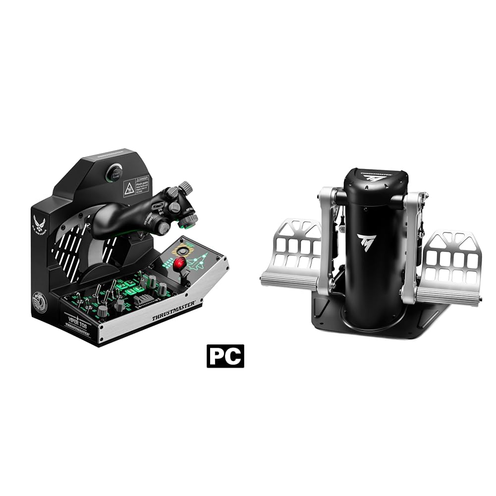 Amazon.com: THRUSTMASTER Viper TQS Mission Pack: Metal Throttle Quadrant System & TPR Pedals ...
