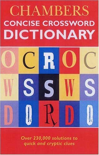 Chambers Concise Crossword Dictionary: Amazon.co.uk: Chambers: 9780550100900: Books