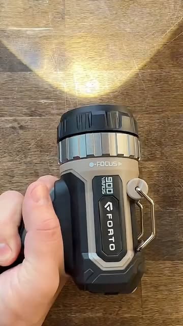 Watch FORTO Compact Rechargeable Spotlight with Adjustable Focus ...