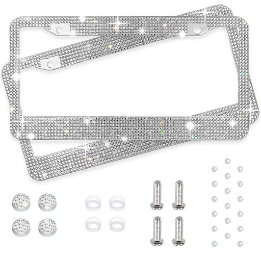 H C Hippo Creation 2 Pack Handcrafted Bling Crystal Premium Stainless ...