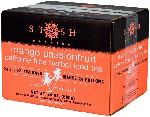 Amazon.com : Stash Tea Mango Passionfruit Herbal Iced Tea - Naturally ...