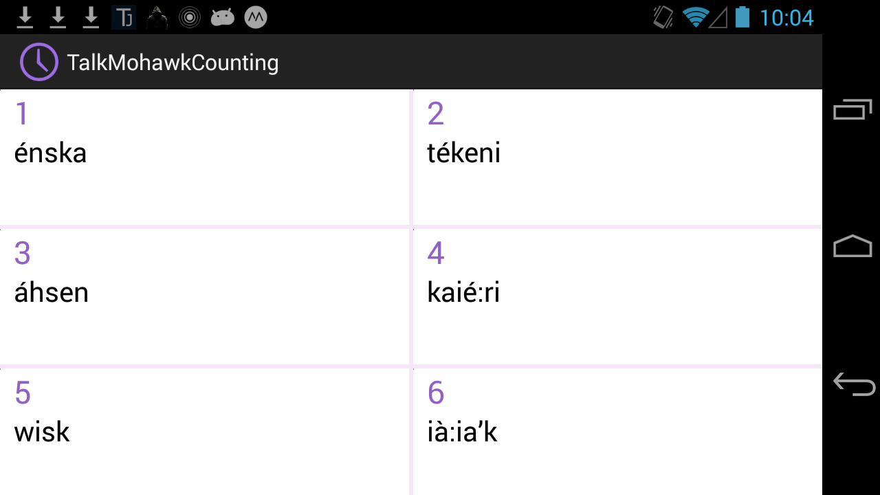Talk Mohawk Counting:Amazon.com:Appstore for Android
