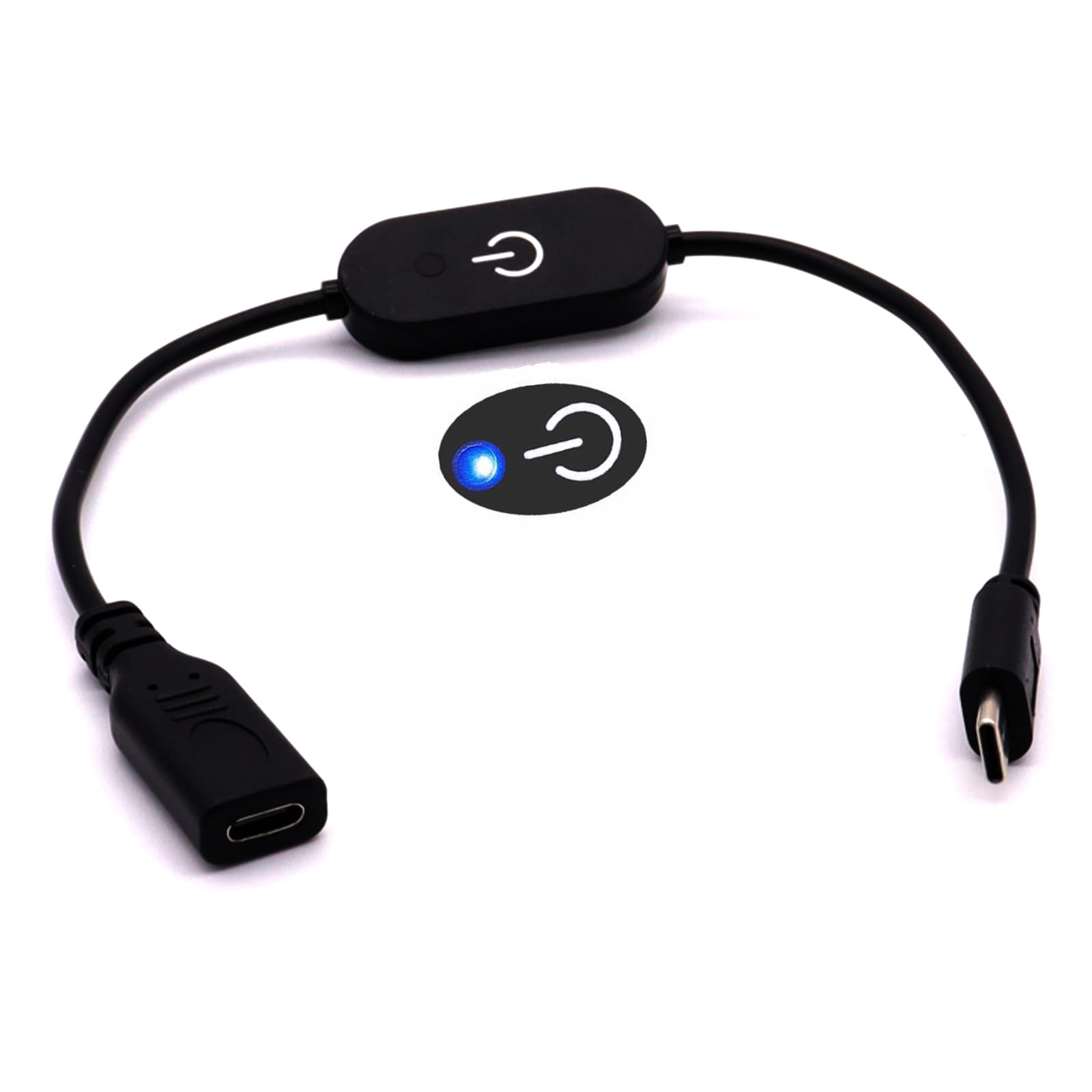 Amazon.com: AWADUO Type C Male to Female USB Switch Cable, USB C ...