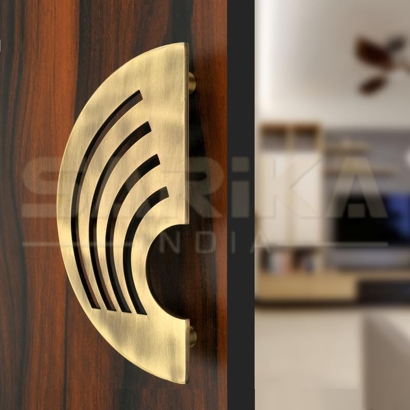 Shiv Sarika India 202 Grade Stainless Steel 6" Round Shape Door Handle ...
