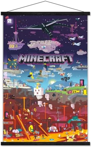 Amazon.com: Trends International Minecraft - World Beyond Wall Poster ...