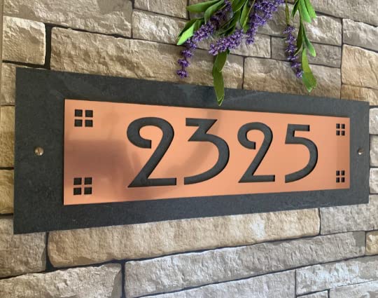 Craftsman Style House Numbers