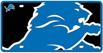 Amazon.com: Hall of Fame Memorabilia Detroit Lions License Plate ...