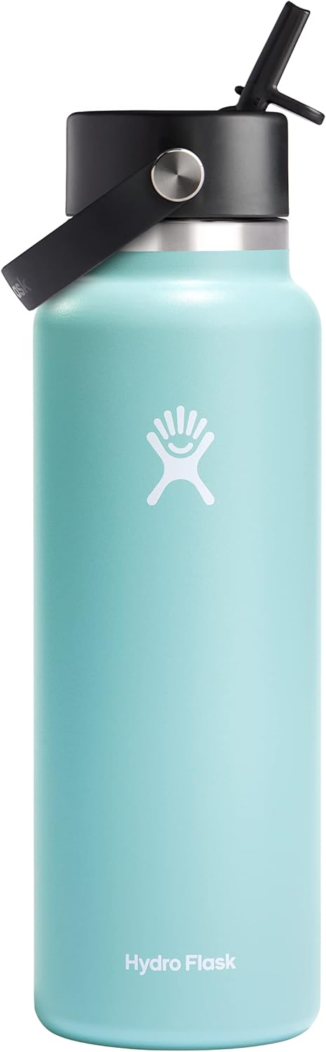 Amazon.com: Hydro Flask Wide Flex Straw Cap Dew 40 Oz : Home & Kitchen