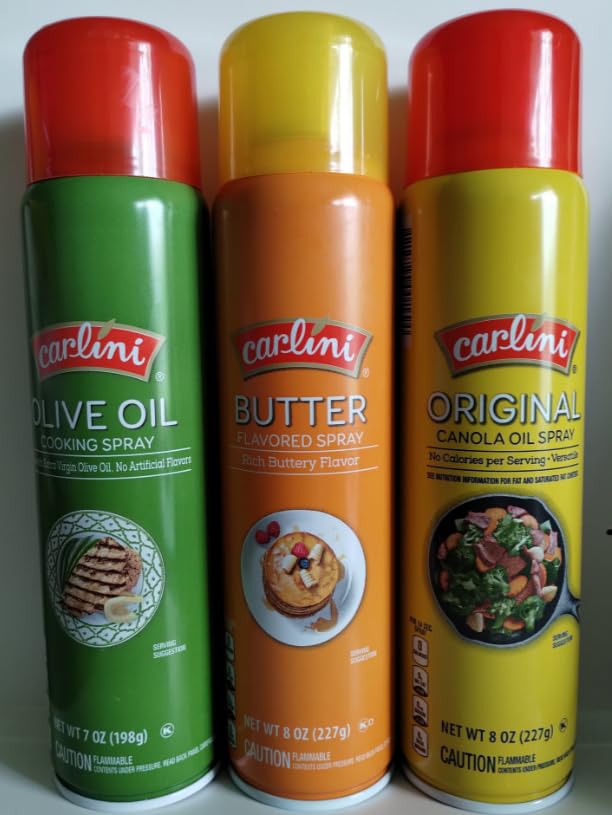 Amazon.com : Generic Carlini cooking spray set of 3 with 0 calories ...