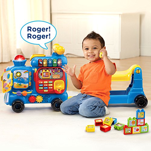 VTech Sit-to-Stand Ultimate Alphabet Train, Blue - SantaBILT®